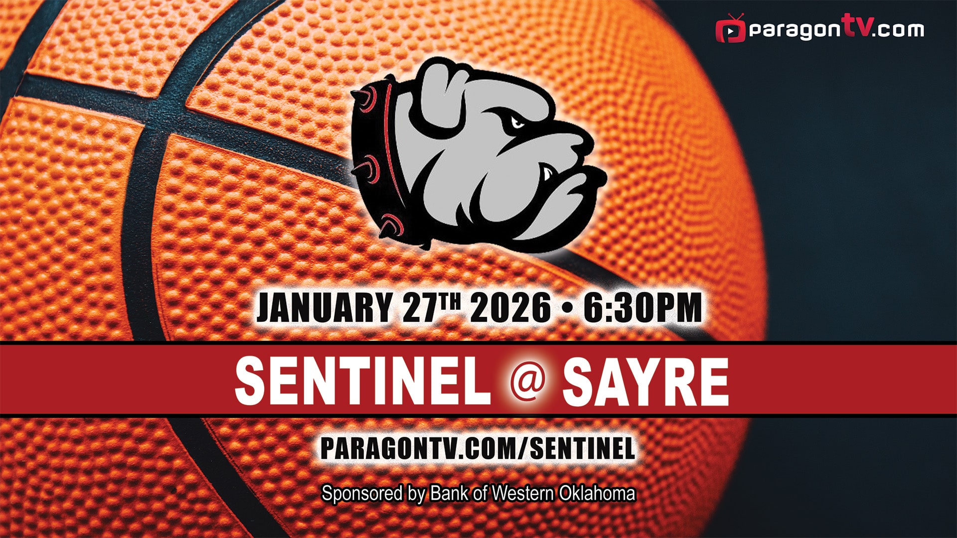 Sentinel at Sayre – Boys High School Basketball | Jan 27, 2026, ~20:00