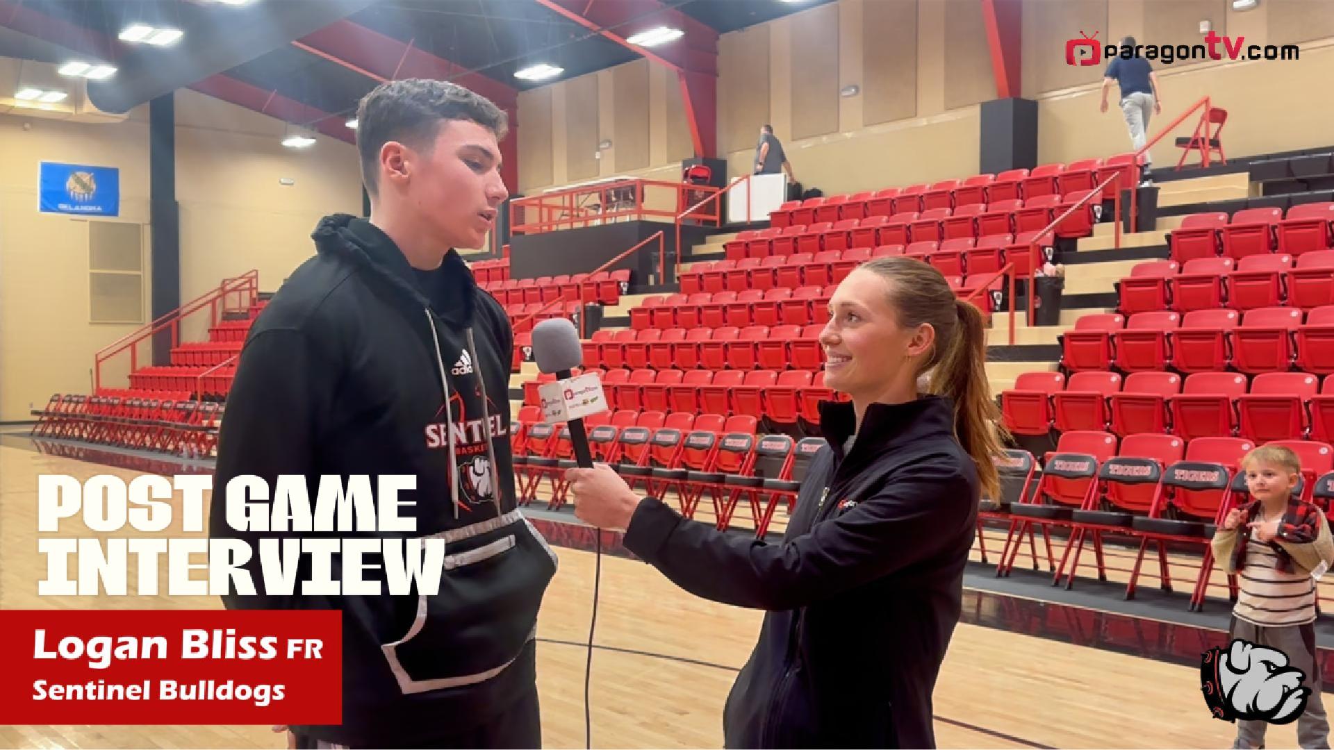Logan Bliss Postgame Interview | Sentinel Bulldogs Basketball